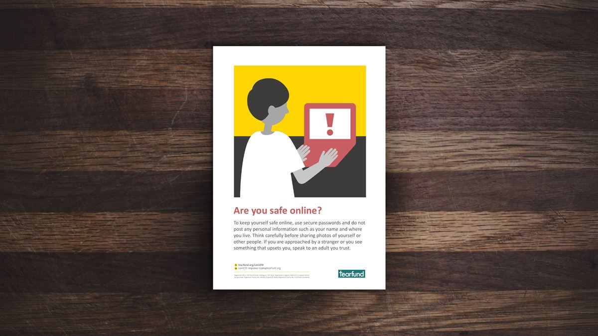 Posters: Covid-19: Staying safe online – for children - Tearfund Learn