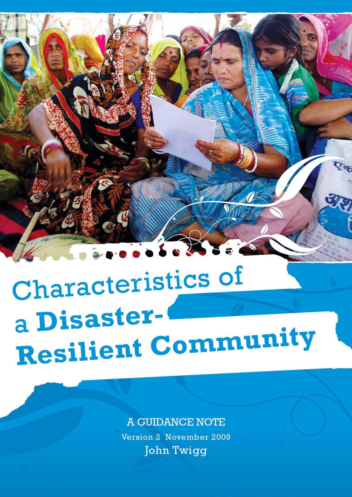 Research reports: Characteristics of a disaster-resilient community ...